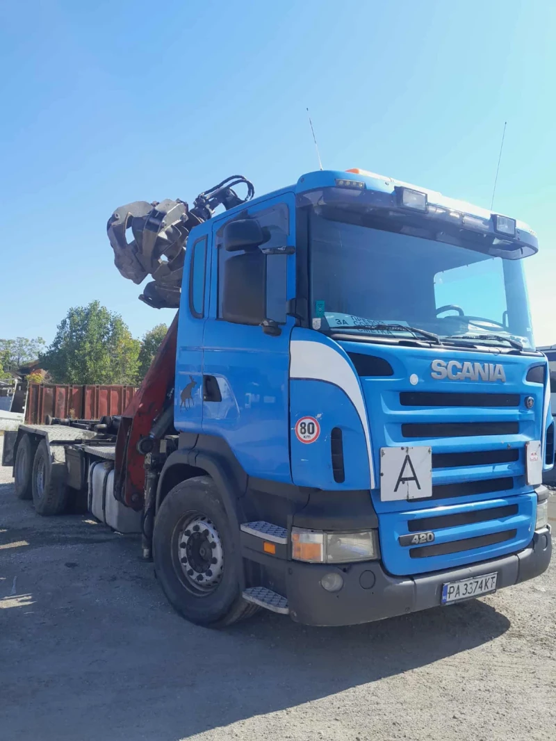 Scania R 420 Кран SCRAP в Камиони в гр. Пазарджик - ID52152310 | Bazar.bg